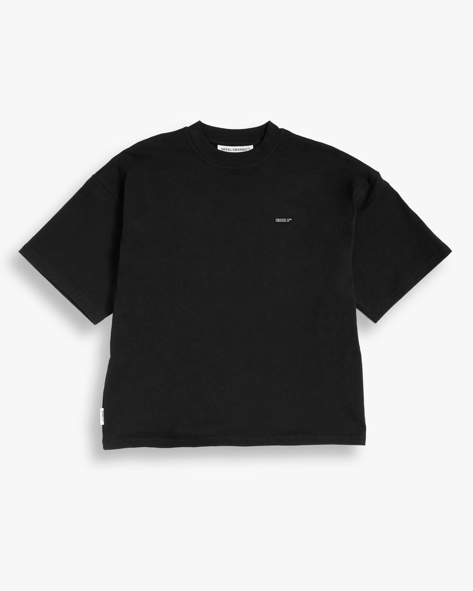 Bold Black Heavyweight Tee – Skeelsbrand